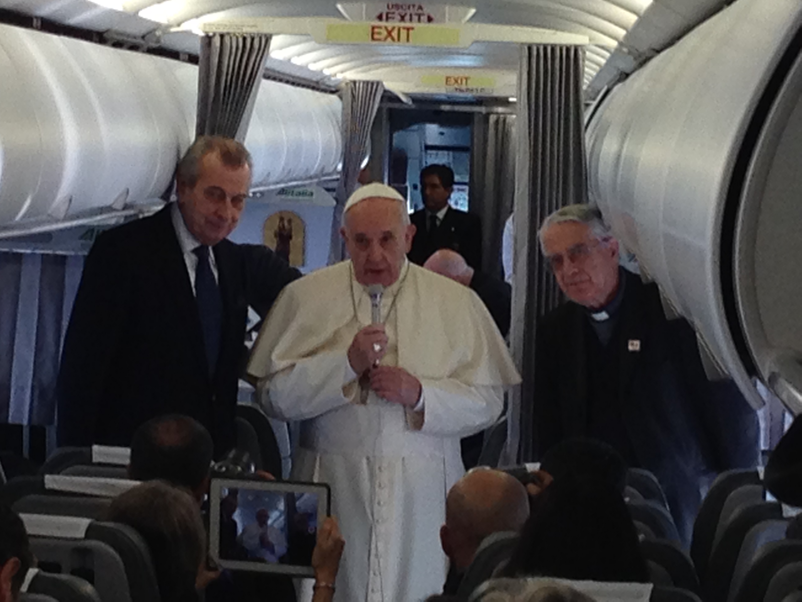 Dans l'avion du Pape ! - Le blog du Bureau de Rome